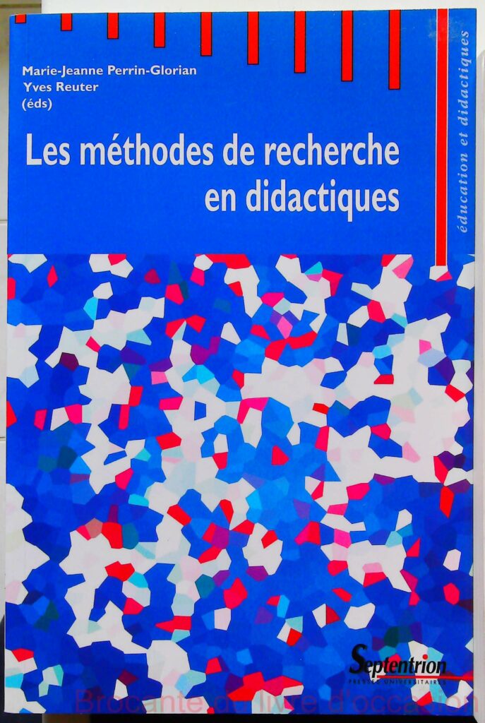 Les méthodes de recherche en didactique - Livres d'occasion et Brocante